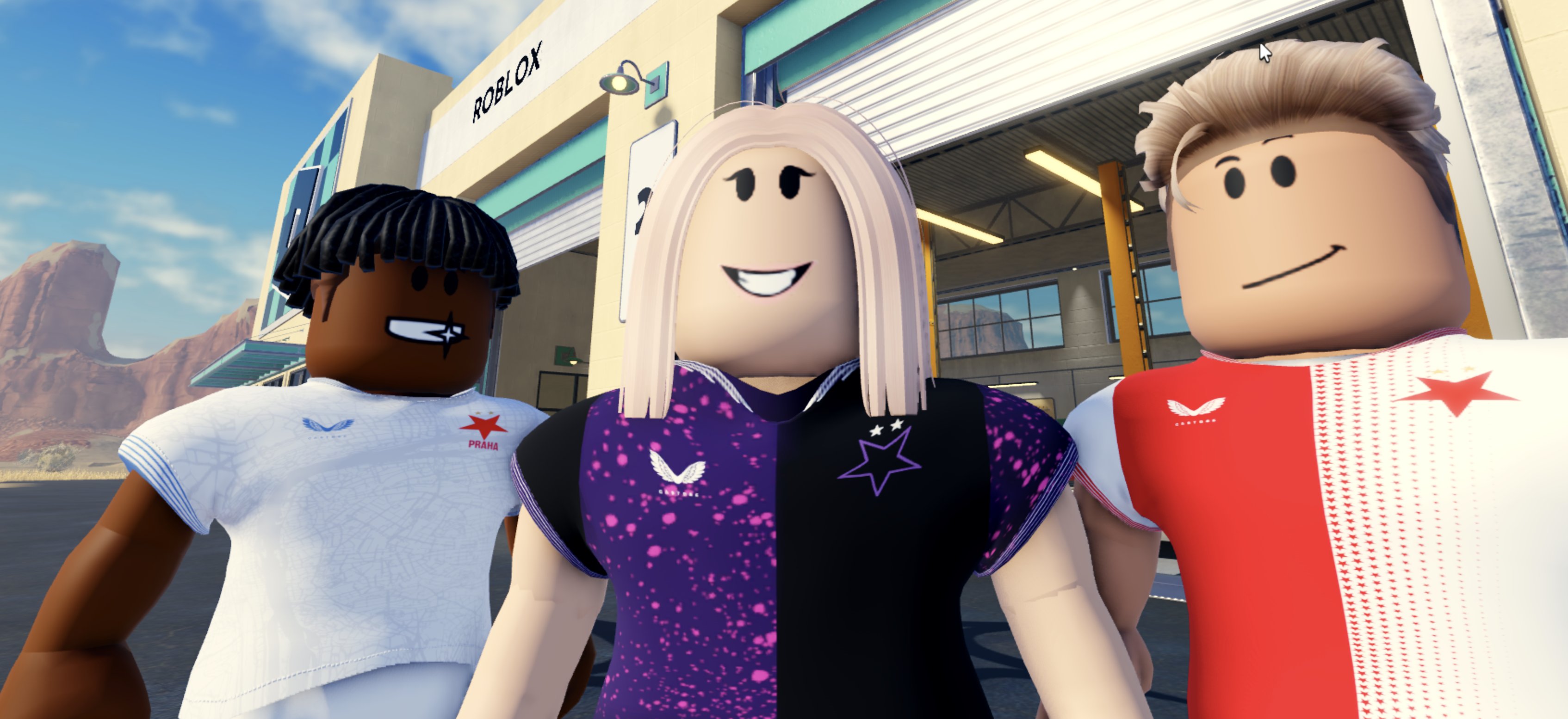 Sešívaní dobývají Roblox! Slavia vtrhla do světa dětí a obléká jejich ...