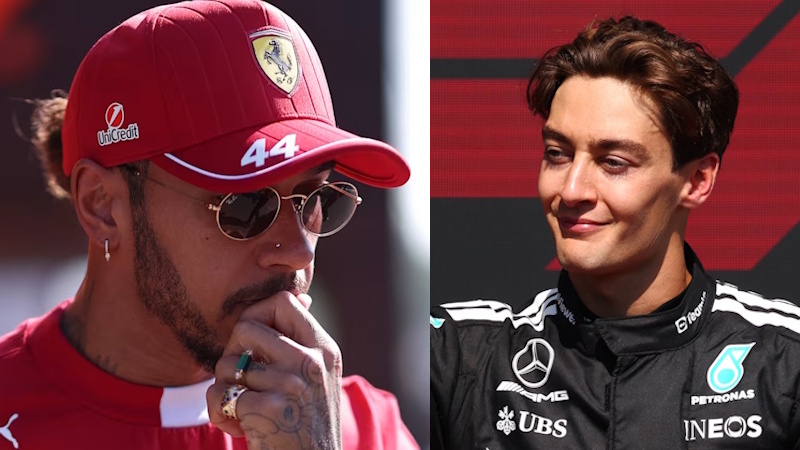 „Mluví hlouposti!“ Russell se obořil do Hamiltona po jeho kolapsu ...